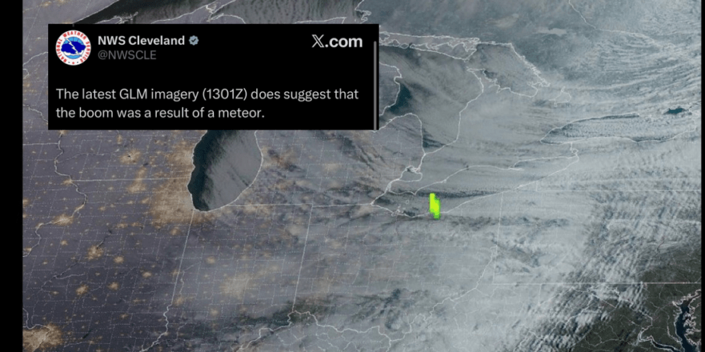 National Weather Service Says Meteor Likely Cause of Northeast Ohio ...